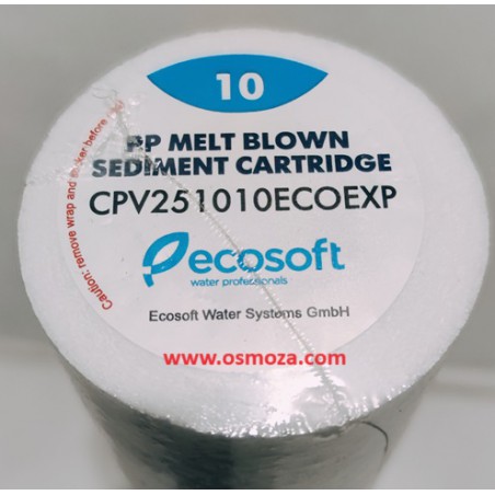 10" Wkład polipropylenowy (piankowy) - 10 lub 20 mikron - Ecosoft PREMIUM Mikronaż 10 mikron
